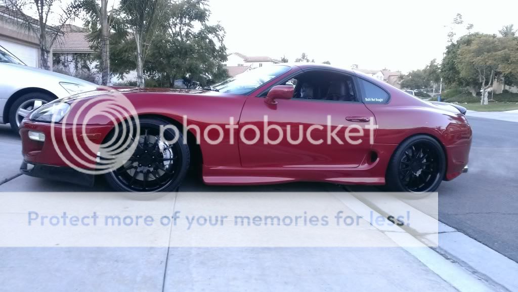 Alpine Silver with ALL black deep dish wheels? | Supra Forums