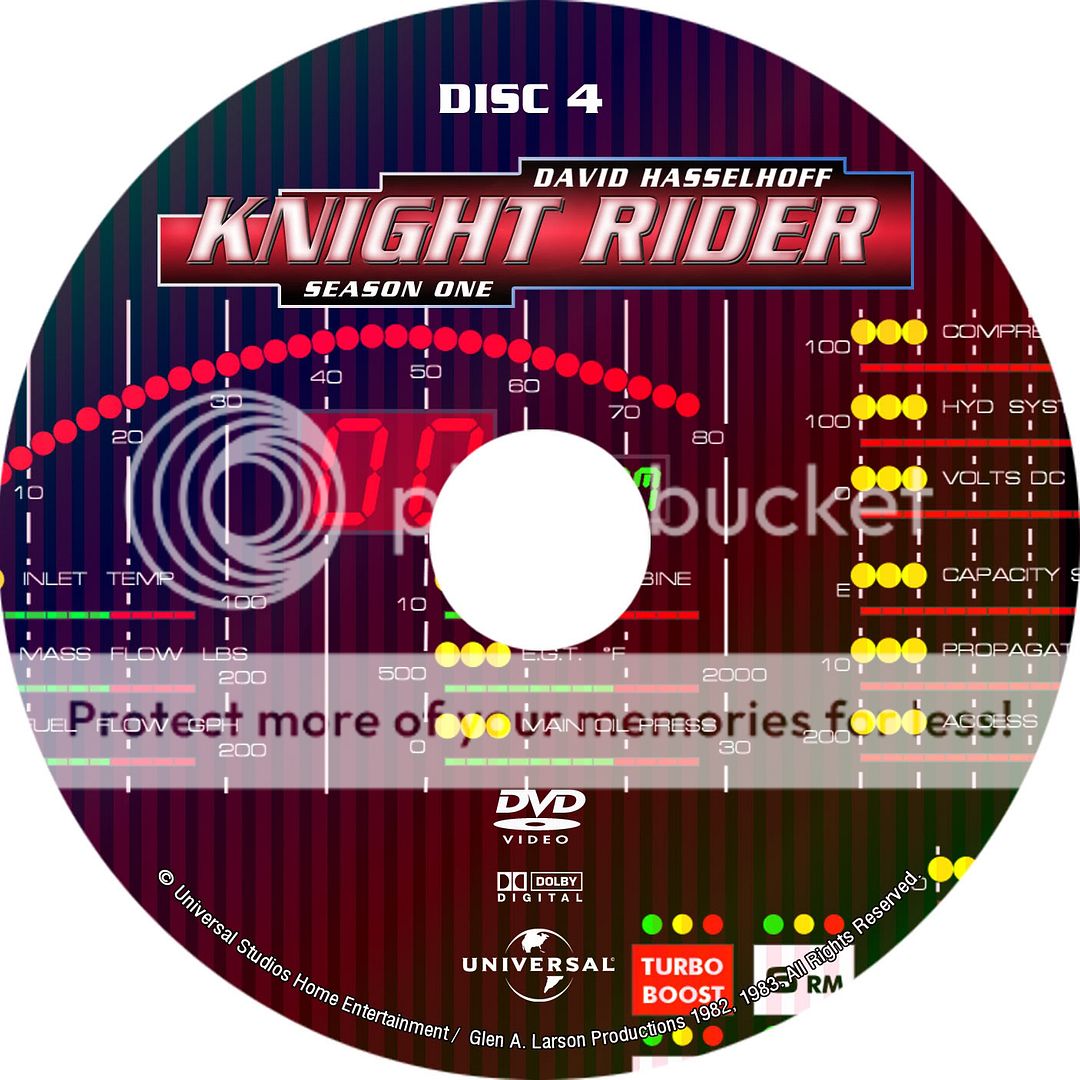 Knight Rider All Seasons DVD Covers