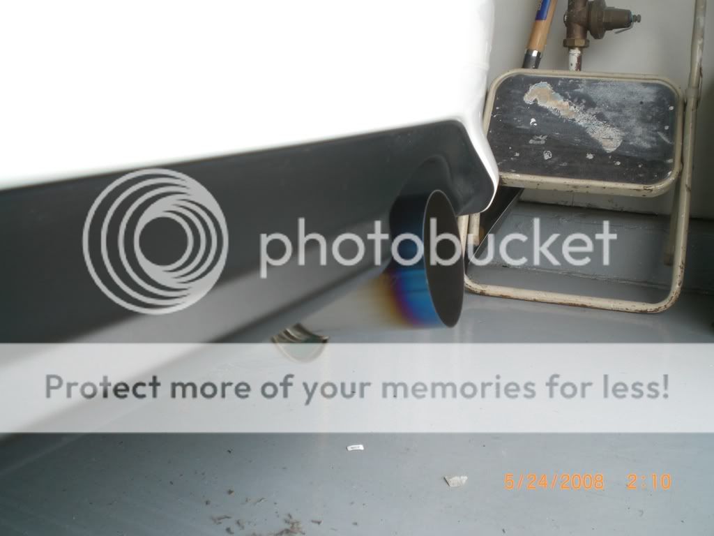 Greddy Ti-C on white FA5 w/ HFP rear lip | 8th Generation Honda Civic Forum