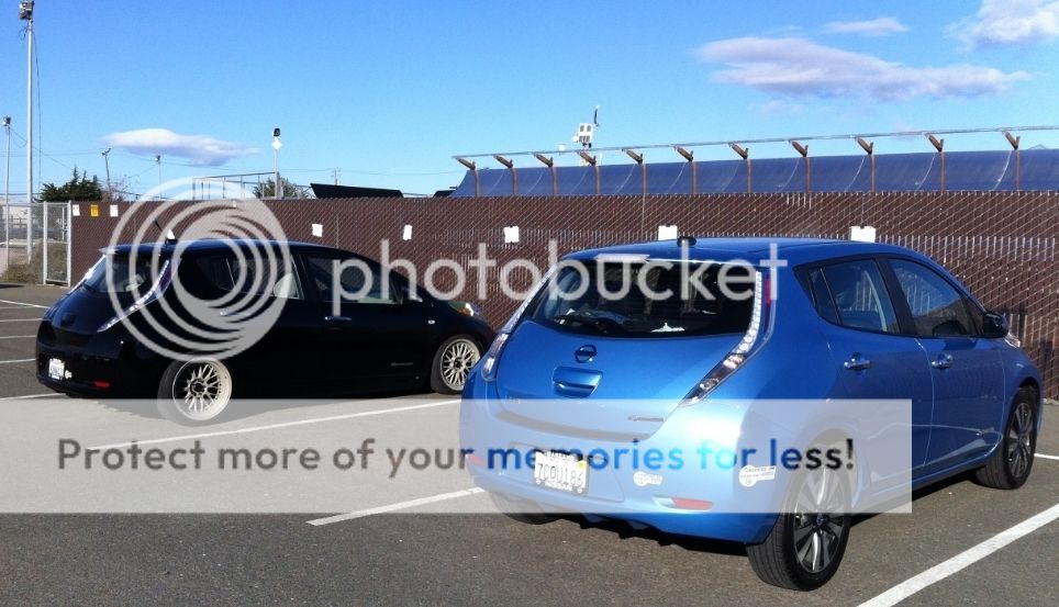 18 X 10's on the lowered Leaf with Megan Coilovers | My Nissan Leaf Forum