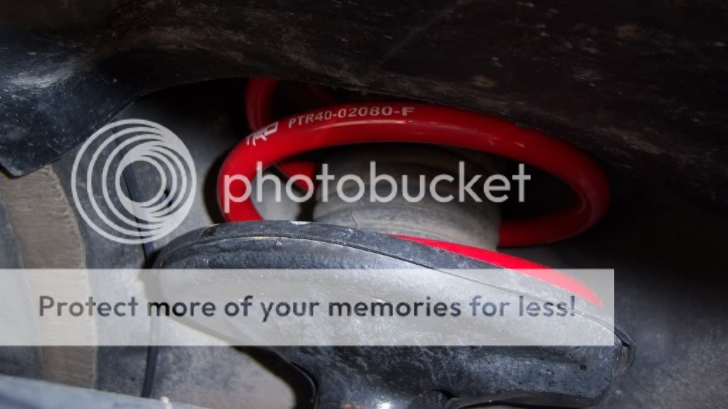 TRD 09 XRS Lowering Springs | Toyota Nation Forum